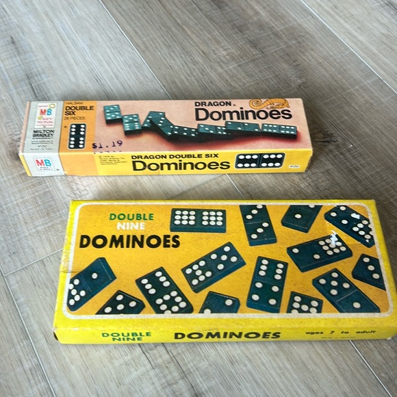 Milton Bradley | Games | Vintage Milton Bradley Dragon Dominoes And ...
